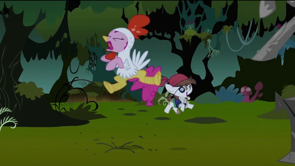 Image - Pinkie Pie and Pipsqueak screaming S2E04.png | My Little Pony ...
