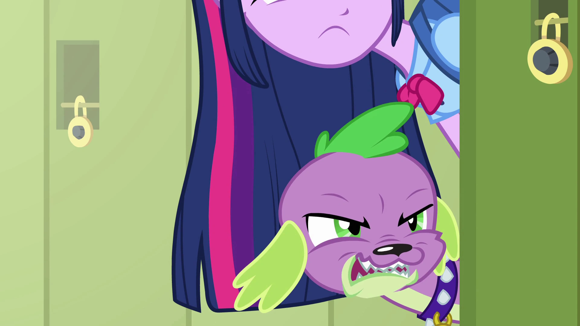 Image - Spike growls angrily EG.png | My Little Pony Friendship is ...