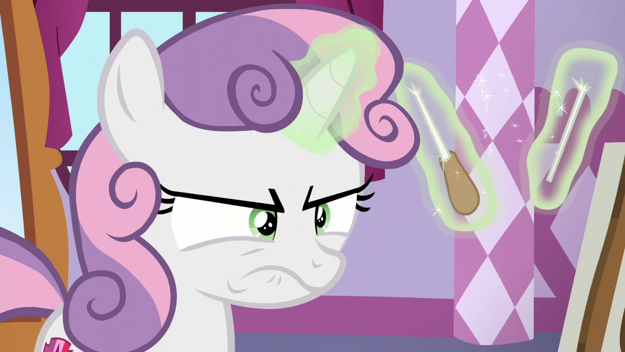 Image - Sweetie Belle annoyed and breaks her baton S6E4.png | My Little ...