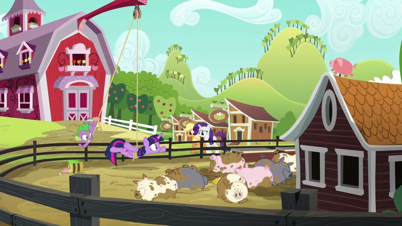 Image - Applejack and Rarity return to the farm S6E10.png | My Little ...