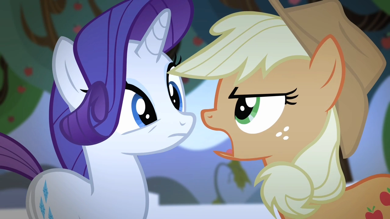 Image - Applejack singing while facing Rarity S4E07.png | My Little ...