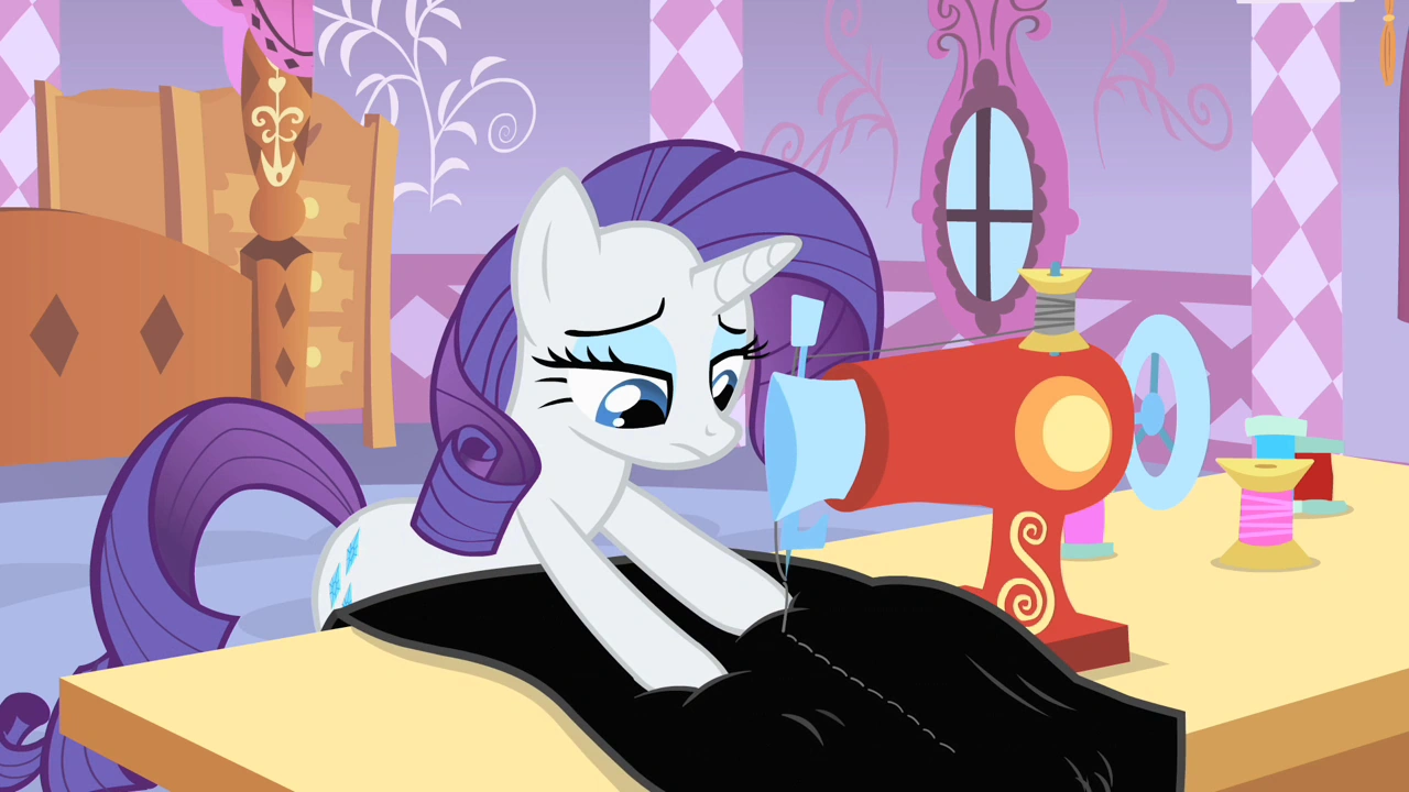 Image - Rarity using a sewing machine S1E20.png | My Little Pony ...