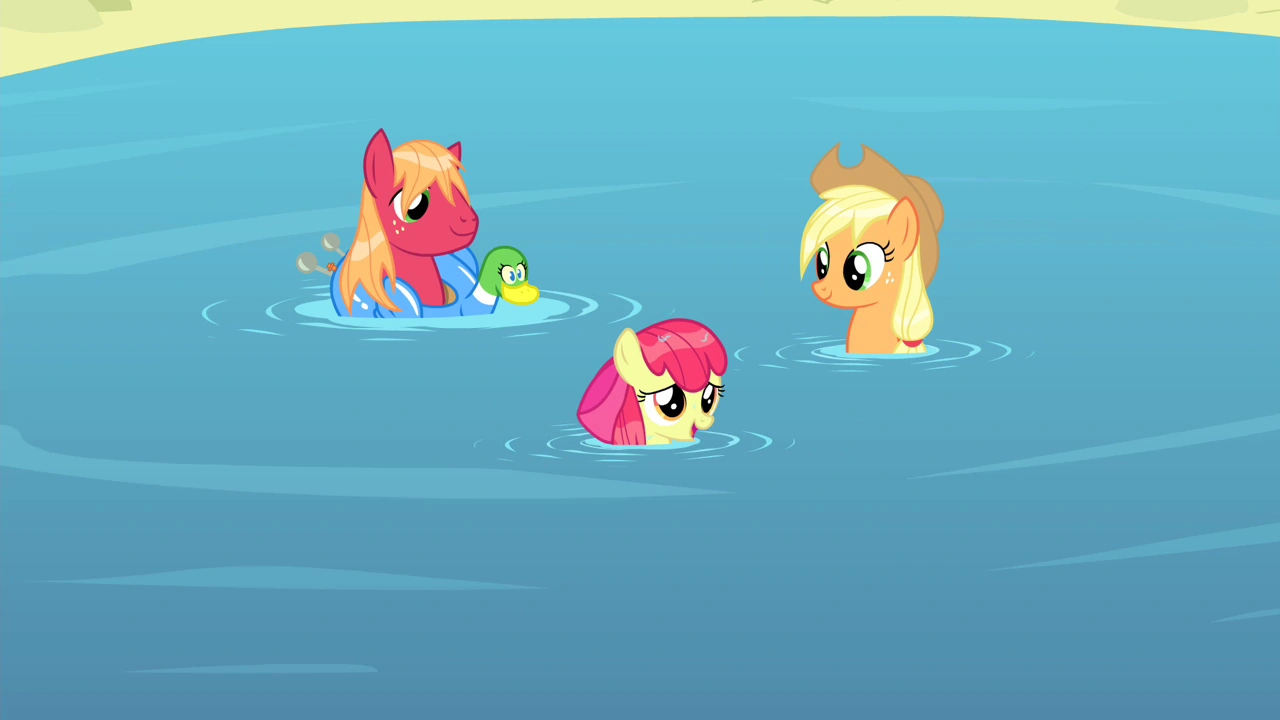 Image - Apple Bloom "Sure wish you'd come swim with us" S4E20.png | My ...