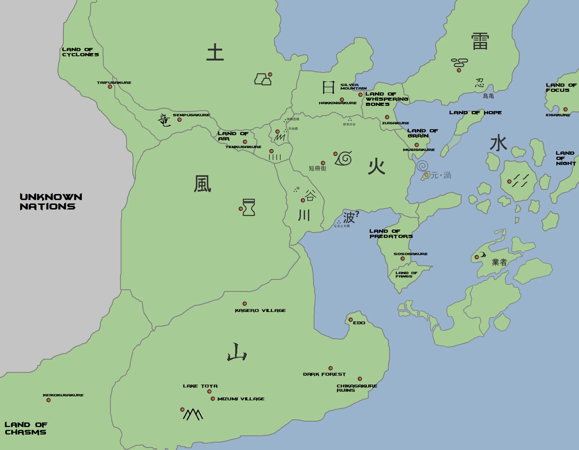Geography | Naruto Fanon Wiki | FANDOM powered by Wikia