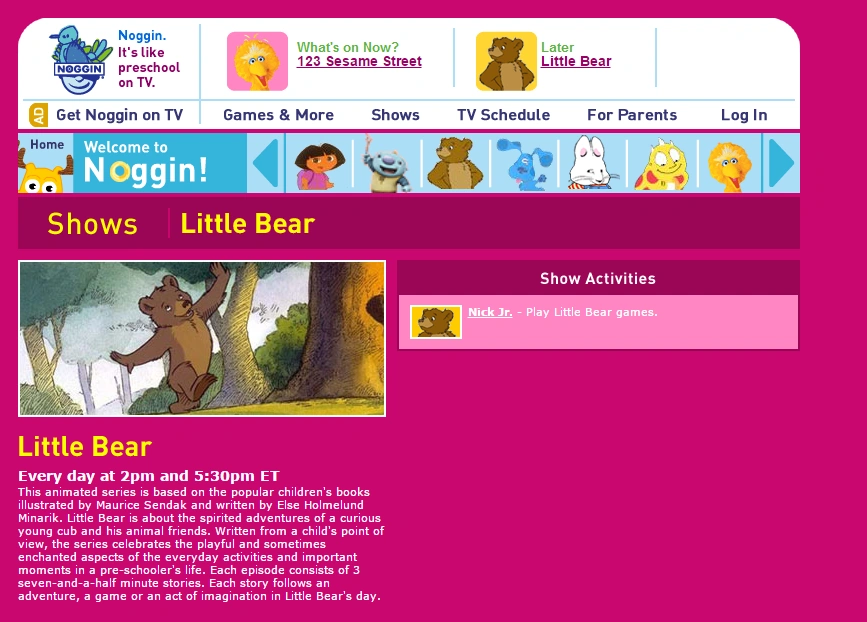 Image - Noggin.com-littlebear.png | Fiction Foundry | FANDOM powered by ...