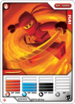 Card 1 - Kai | Ninjago Wiki | Fandom powered by Wikia