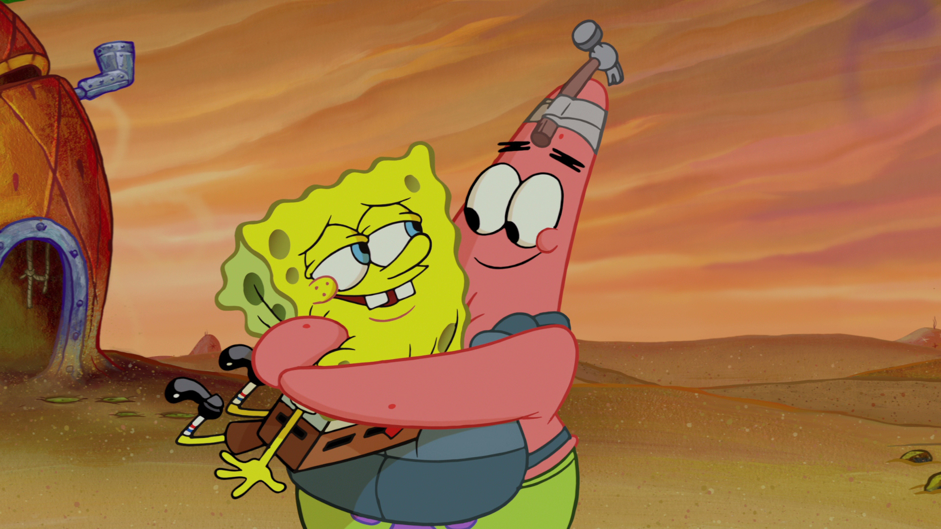 Image Patrick Hugs Spongebob The Parody Wiki Fandom Powered By Wikia