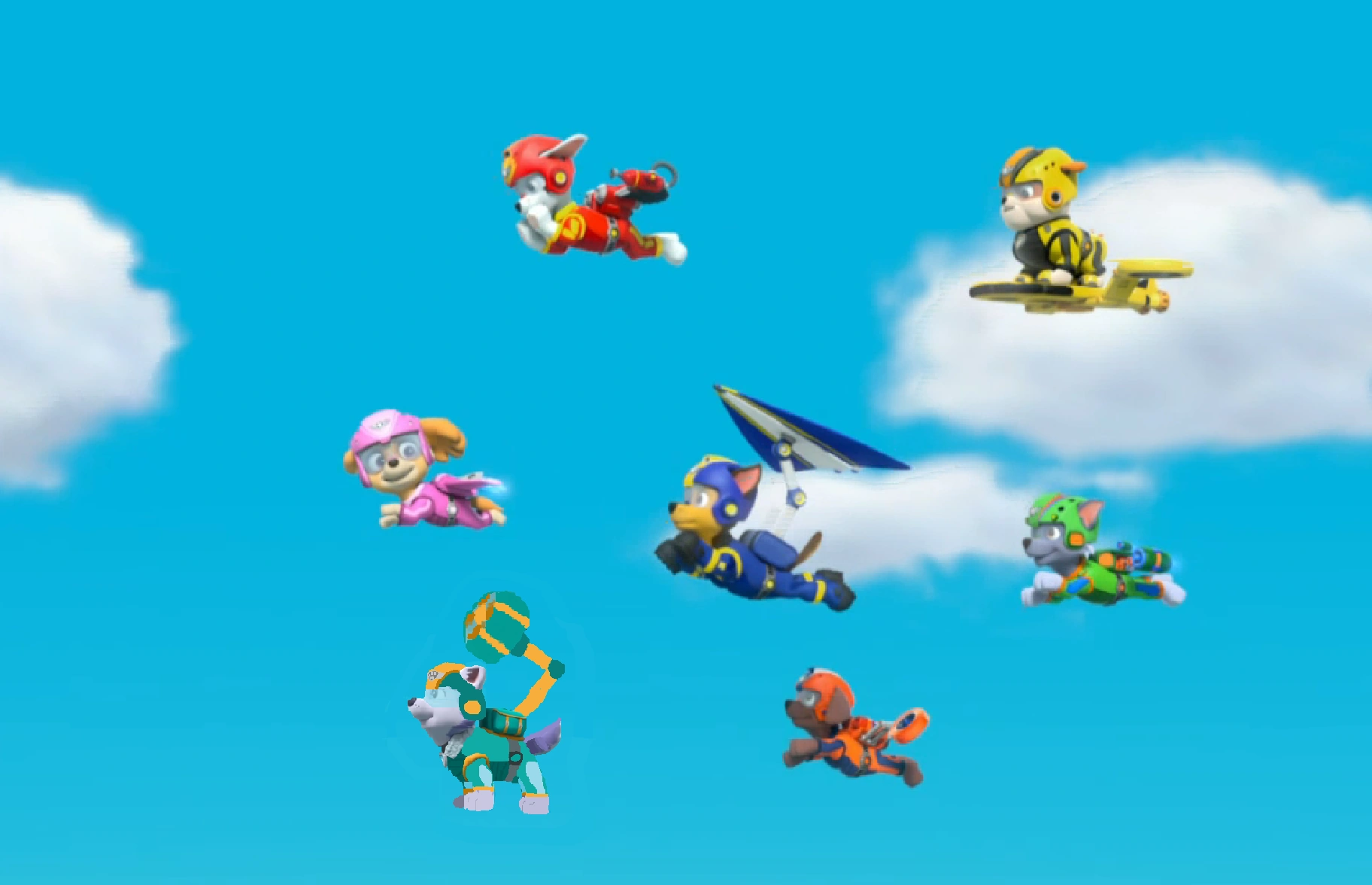 Image - Air pups with everest.png | PAW Patrol Wiki | FANDOM powered by ...