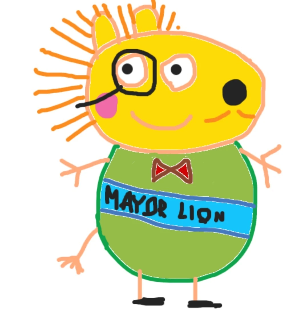 Mayor Lion | Peppa Pig Fanon Wiki | Fandom powered by Wikia