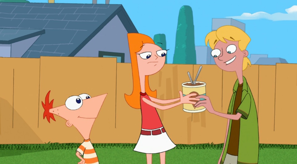 Image Jeremy And Candace With Ice Cream Phineas And Ferb Wiki