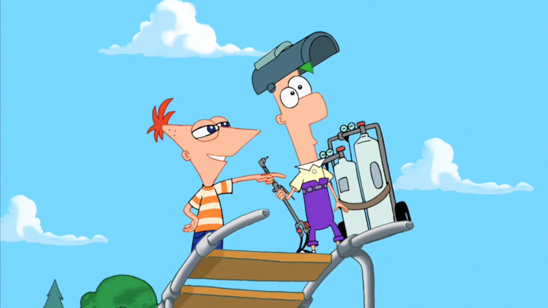 Image - Rollercoaster construction discussion.jpg | Phineas and Ferb ...