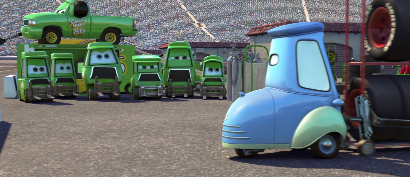 Chick Hicks' Pit Crew | Pixar Wiki | FANDOM powered by Wikia Chick Hicks' Pit Crew | Pixar Wiki | FANDOM powered by Wikia