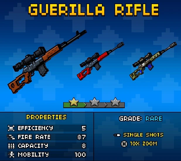 Guerrilla Rifle (PG3D) | Pixel Gun Wiki | FANDOM powered by Wikia