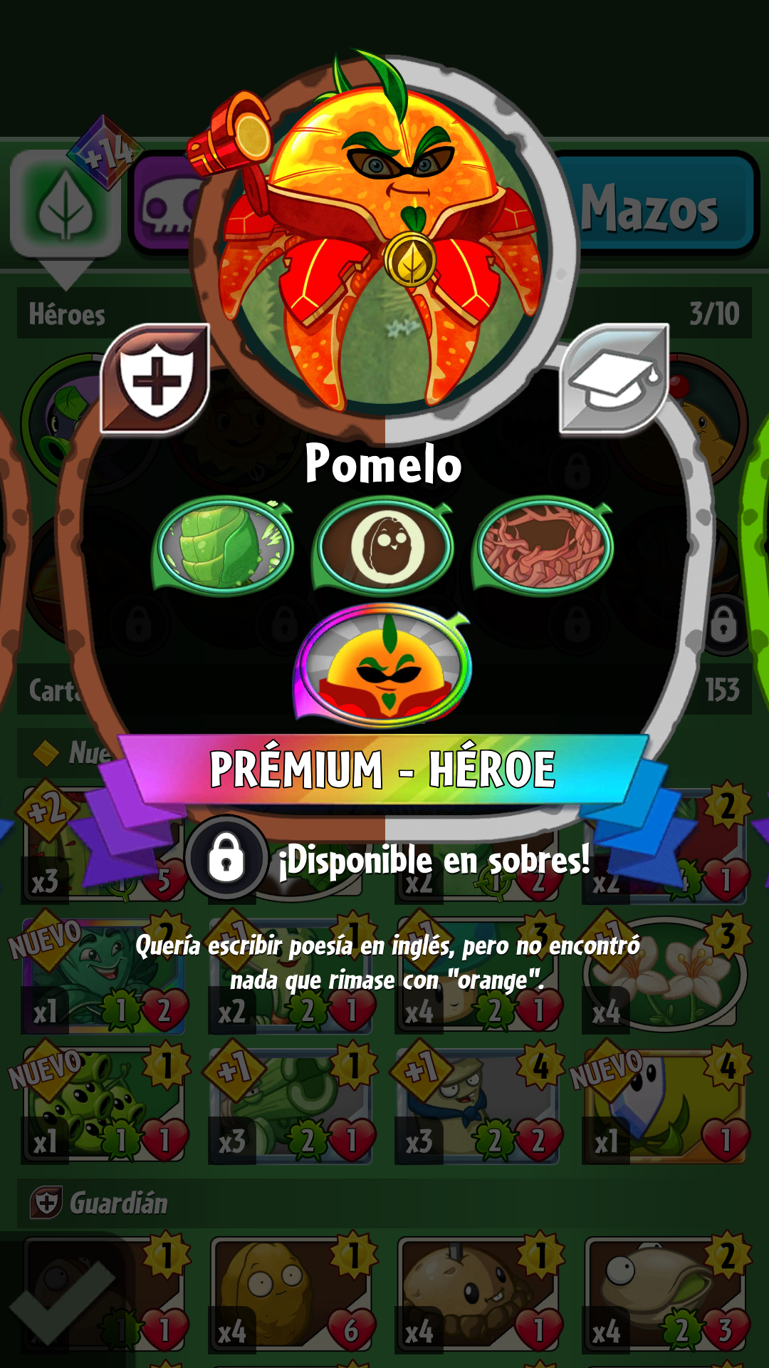 Pomelo (PvZ Heroes) | Wiki Plants vs. Zombies | FANDOM powered by Wikia Pomelo (PvZ Heroes) | Wiki Plants vs. Zombies | FANDOM powered by Wikia