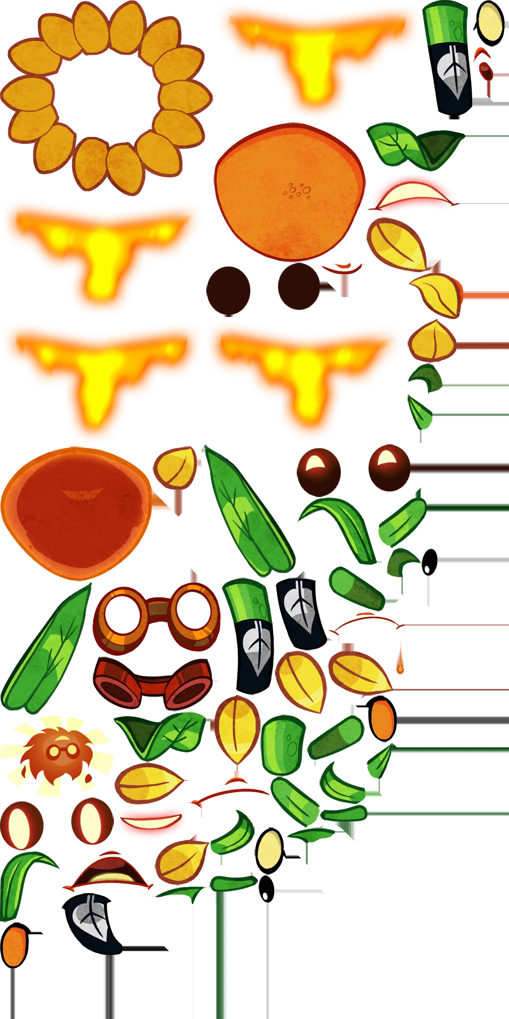 Image - Solarflare textures.png | Plants vs. Zombies Wiki | FANDOM ...