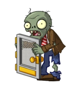 Image - PvZ 2 Styled Screen Door Zombie (BY PVZABF).png | Plants vs ...