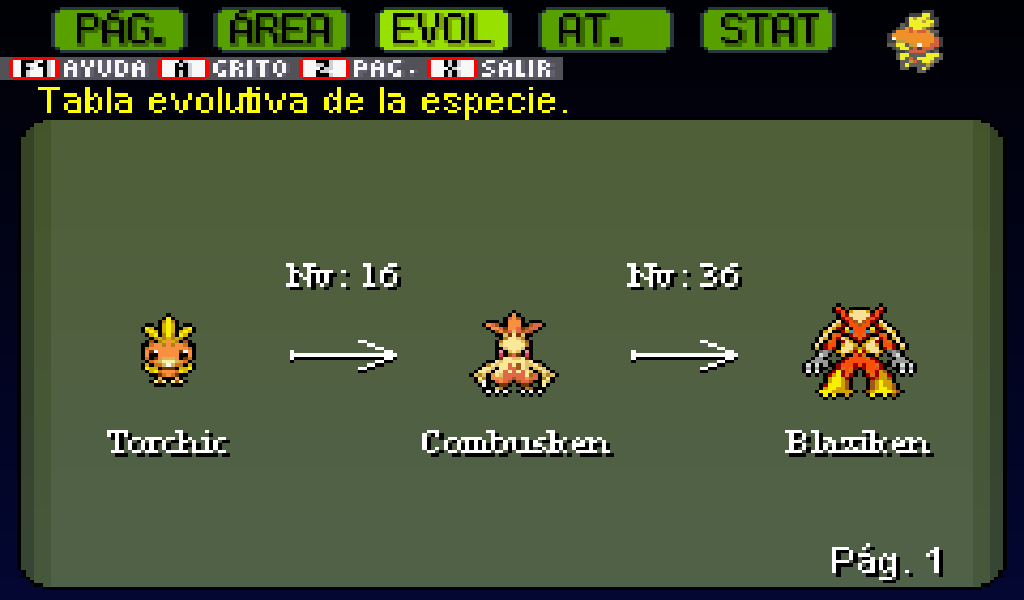 Archivo:Torchic evolución.png | Wiki PokemonReloaded | Fandom powered ...
