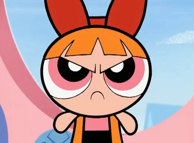 Powerpuff Girls Bubbles Angry