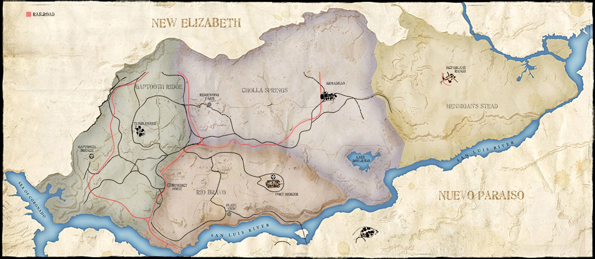 Map | Red Dead Wiki | FANDOM powered by Wikia