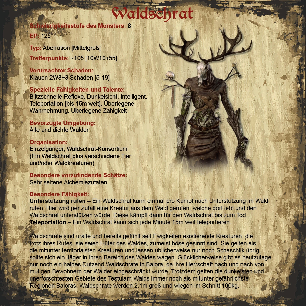 Waldschrat | Revaria Wiki | FANDOM powered by Wikia