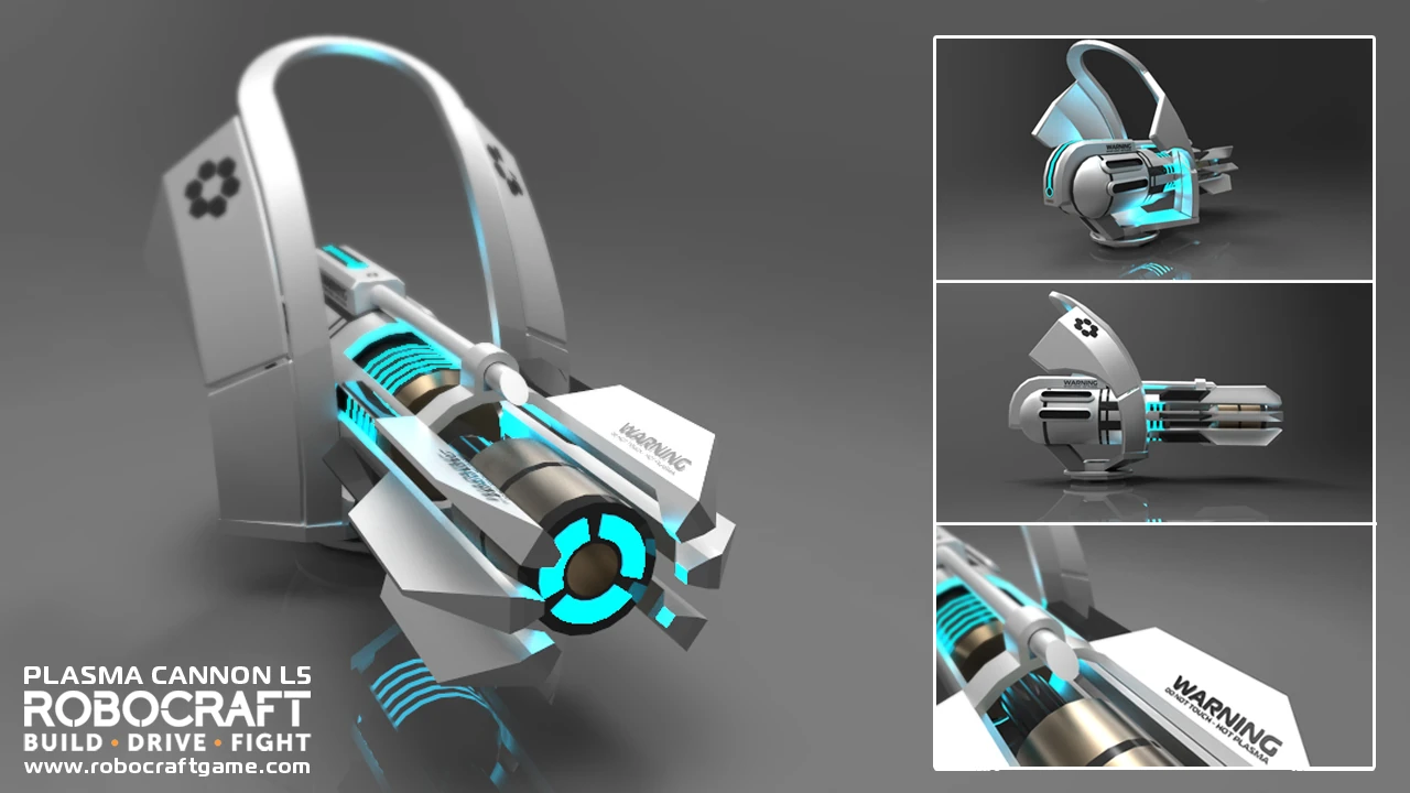 Just tested the new mega plasma : r/Robocraft