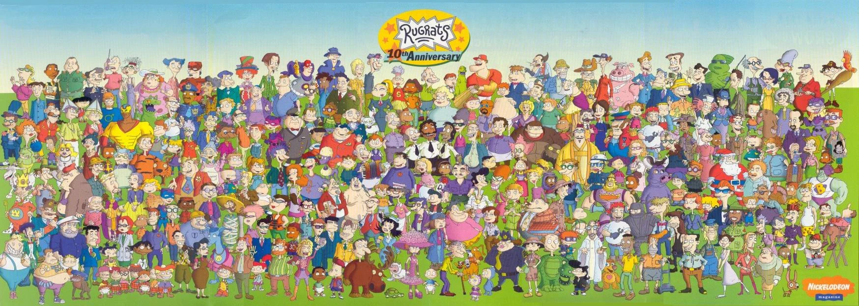 Image - Rugrats 10th Anniversary Cast Poster.jpg | Rugrats Wiki ...
