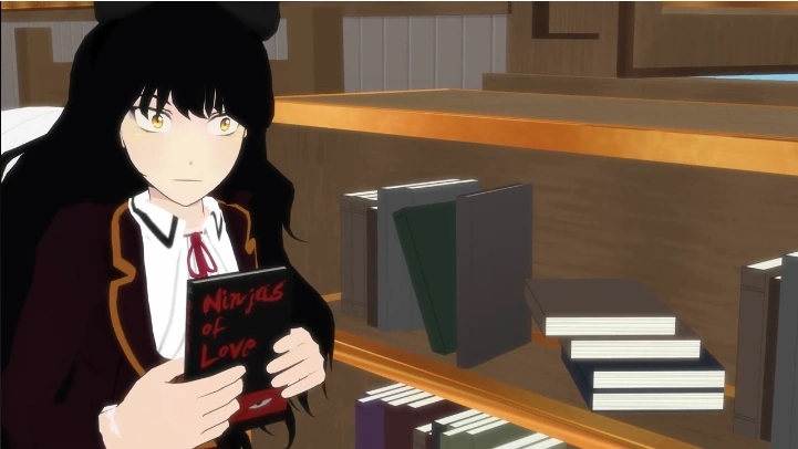 Image - Blake and her books.png | RWBY Wiki | FANDOM powered by Wikia