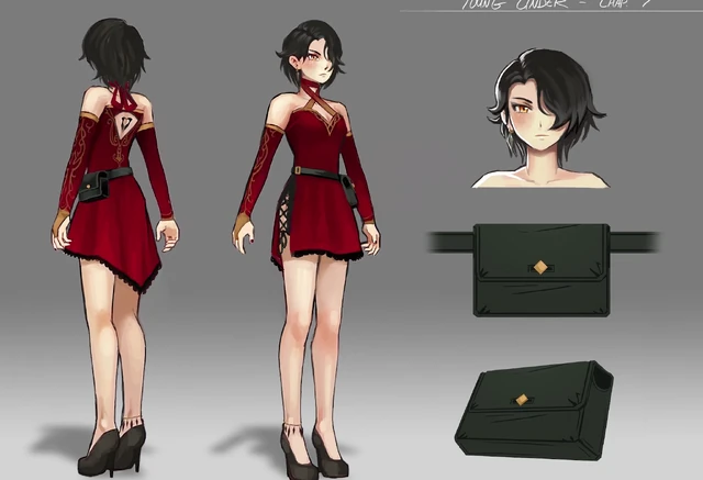 RWBY - Cinder Fall (Young) Minecraft Skin