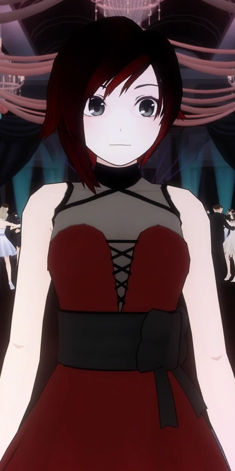 Ruby Rose (Formal Dress - Season 2 Episode 7) - RWBY Minecraft Skin