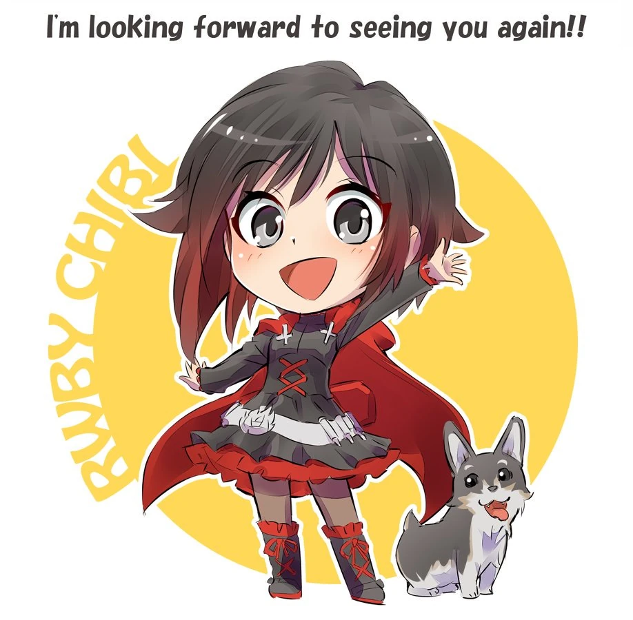 Image - RWBY Chibi Season 1 finale illustration of Ruby and Zwei.jpg ...