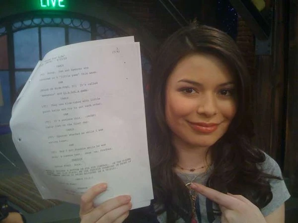 Image - ICarly Script.jpg | Seddie Wiki | Fandom powered by Wikia