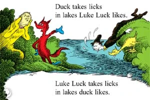 Image - Lukes duck licks lake.jpg | Dr. Seuss Wiki | FANDOM powered by ...