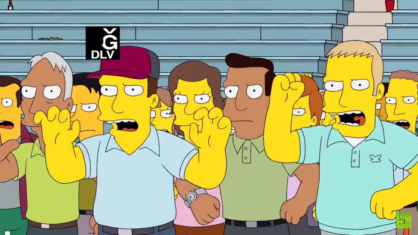 Image Angry Mob Simpsons Wiki Fandom Powered By Wikia
