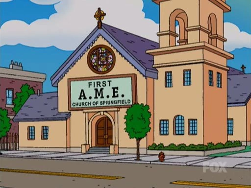 First A.M.E. Church of Springfield | Simpsons Wiki | FANDOM powered by ...