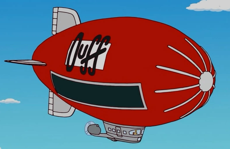 Duff Blimp | Simpsons Wiki | Fandom powered by Wikia