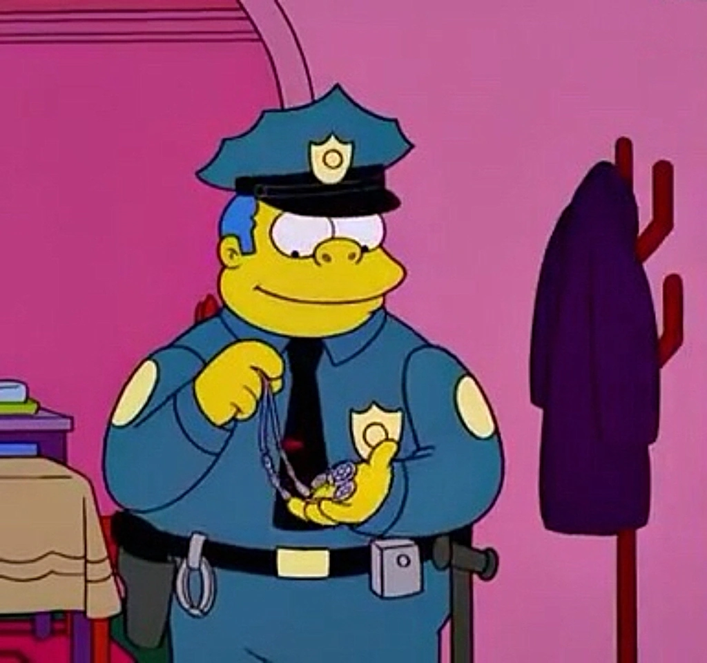 Image - Chief Wiggum necklace.png | Simpsons Wiki | Fandom powered by Wikia