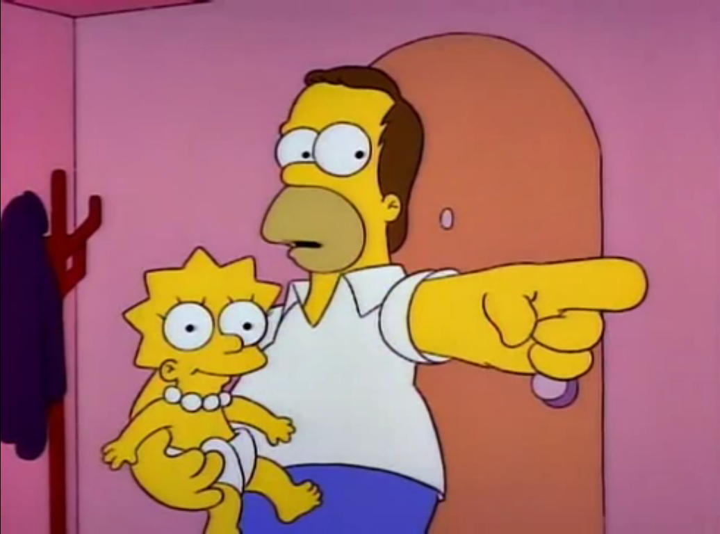 Image - Homer holding baby Lisa.png | Simpsons Wiki | Fandom powered by ...