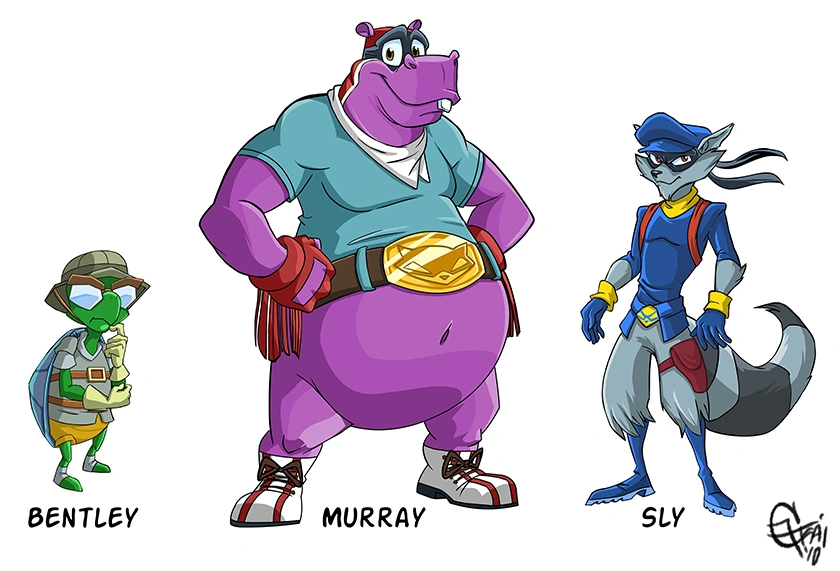 Image - CooperGangCutsceneConceptArtSly4.png | Sly Cooper Wiki | FANDOM ...