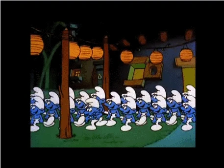 Image - Smurfs Dancing.gif | Smurfs Fanon Wiki | FANDOM powered by Wikia