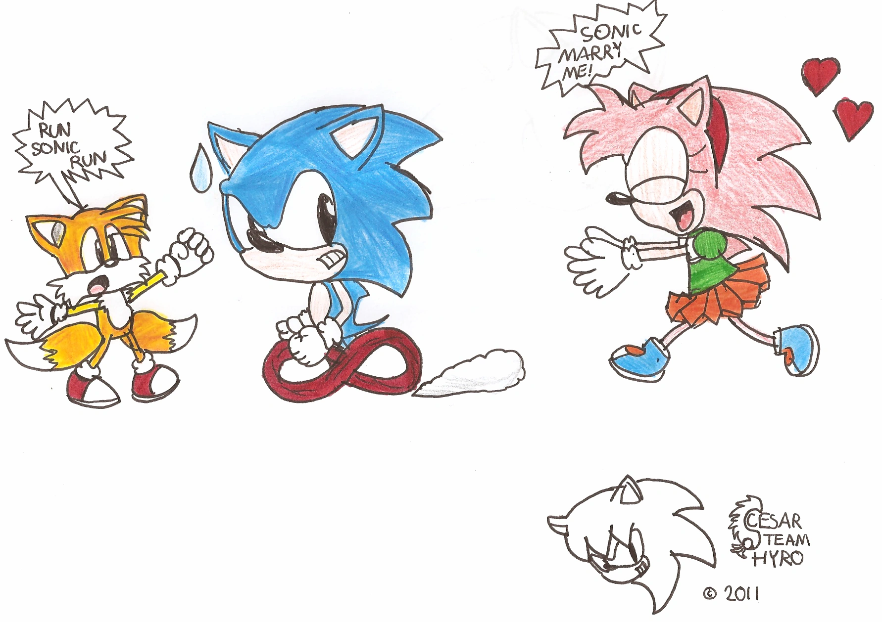 Amy Ate Sonic And Tails Did You Know That Amy Is Now 13?