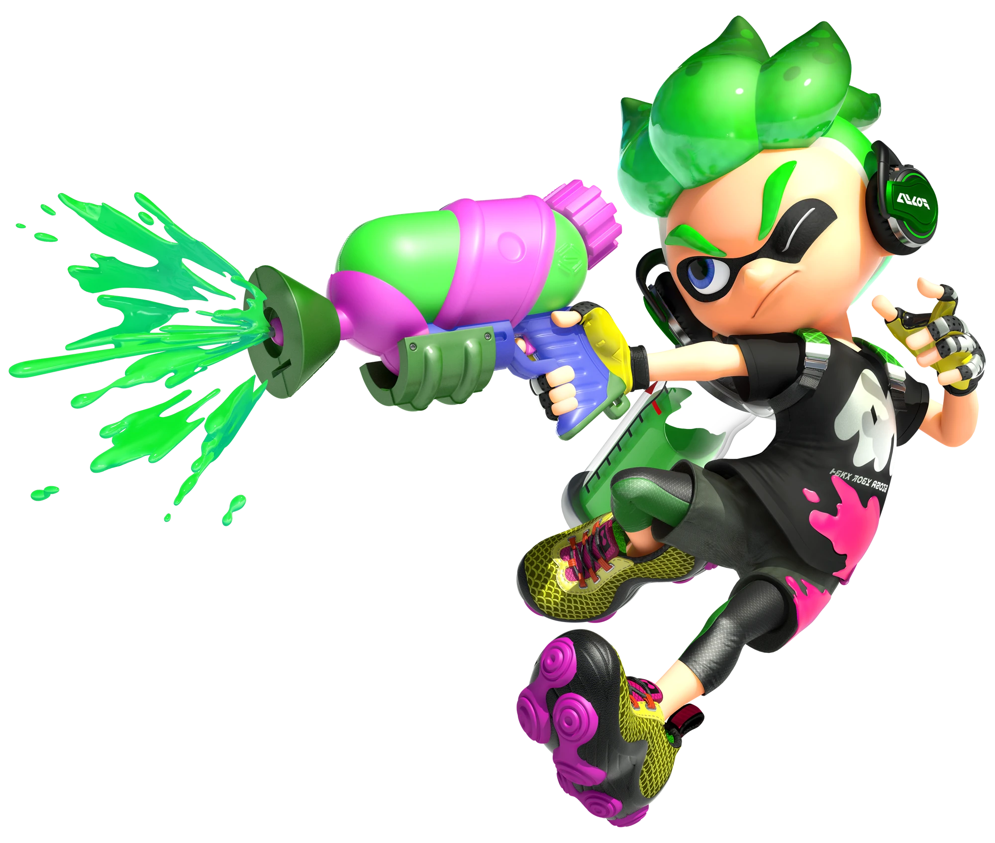 Image - Green Inkling - Splatoon 2.png | Splatoon Wiki | FANDOM powered by Wikia