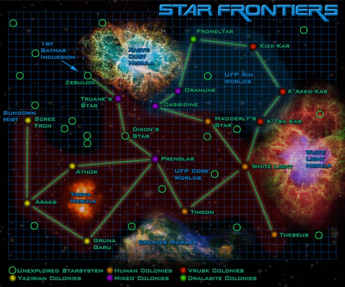 Classic Map of the Frontier | Star Frontiers Wiki | Fandom powered by Wikia