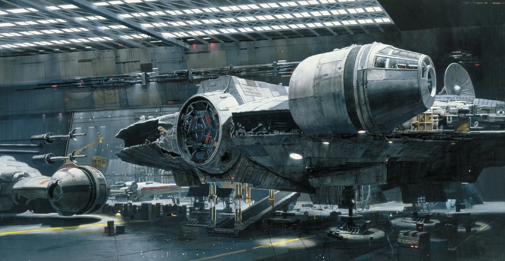 Image - Falcon-hangar.jpg | Wookieepedia | Fandom powered by Wikia