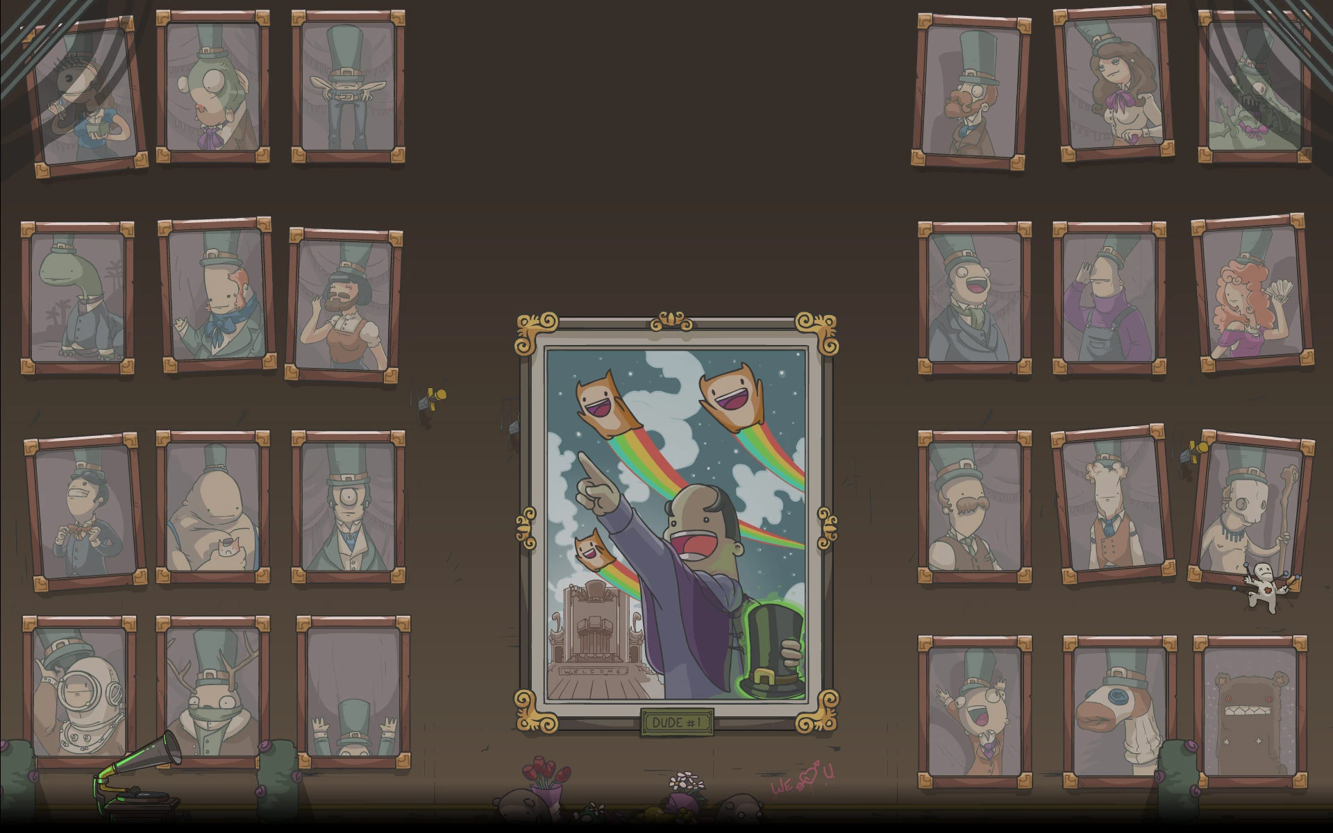 Image - BattleBlock Theater Background Hall of Dudes.jpg | Steam ...