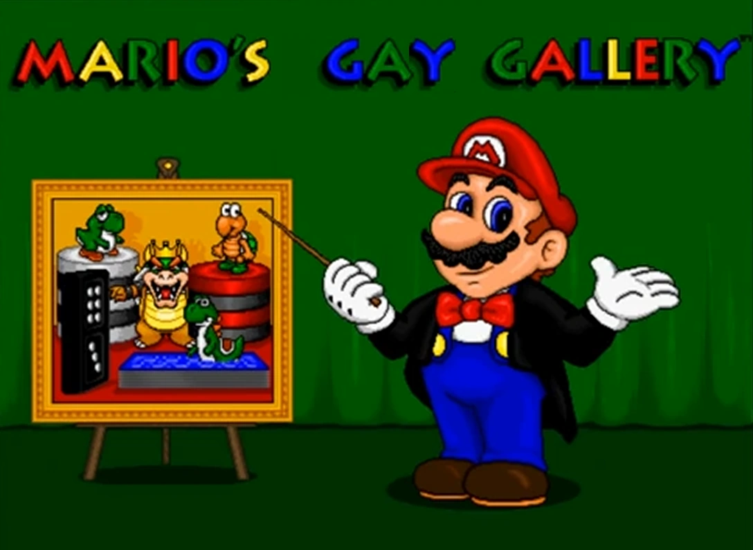 Image - Mario's gay gallery.png | SuperMarioGlitchy4 Wiki | FANDOM ...