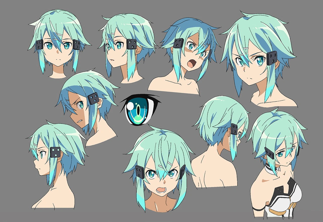 Image - Sinon's Face Designs.png | Sword Art Online Wiki | Fandom ...