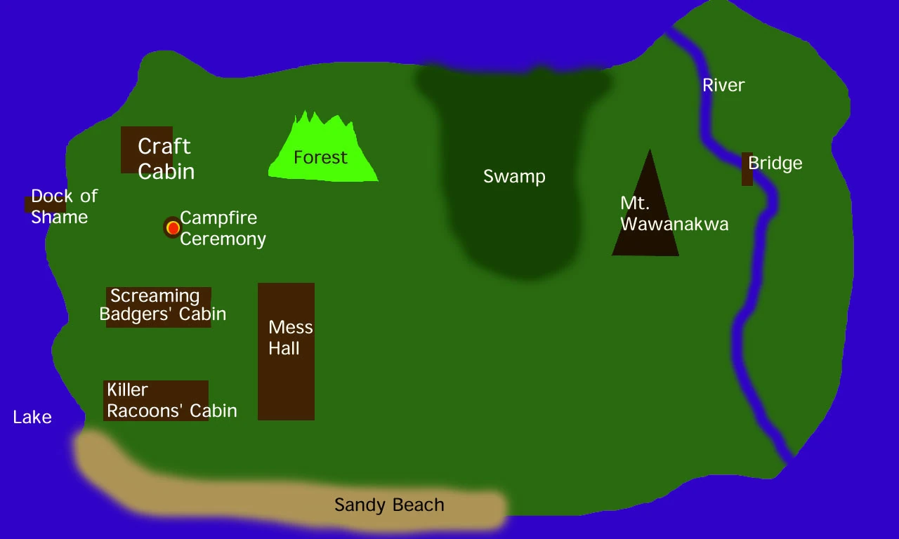 Image - Nr5 camp map.jpg | Total Drama Island Camp Wiki | Fandom ...