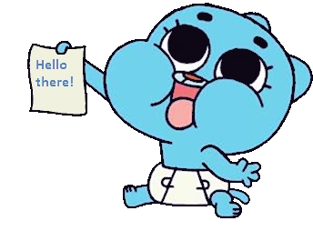 Image - BabyGumballGreeting.png | The Amazing World of Gumball Wiki ...