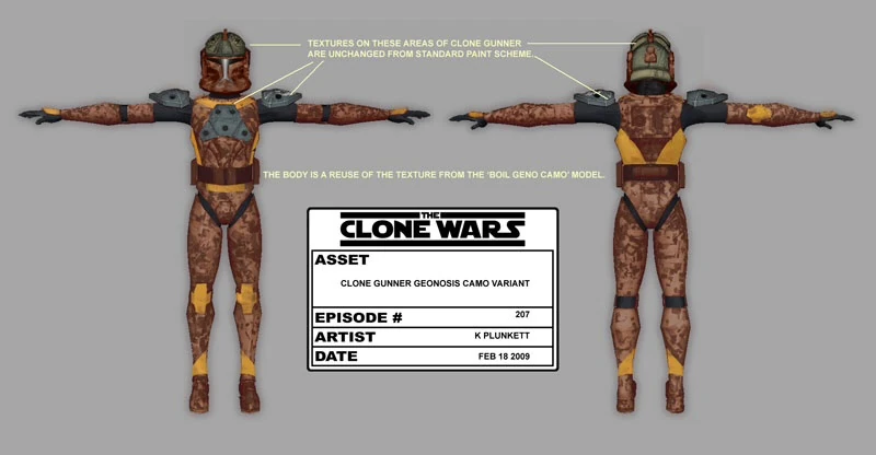 Clone Gunner Geonosis Minecraft Skin