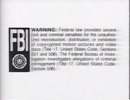 Turner Home Entertainment Warning Screens - The FBI Warning Screens Wiki